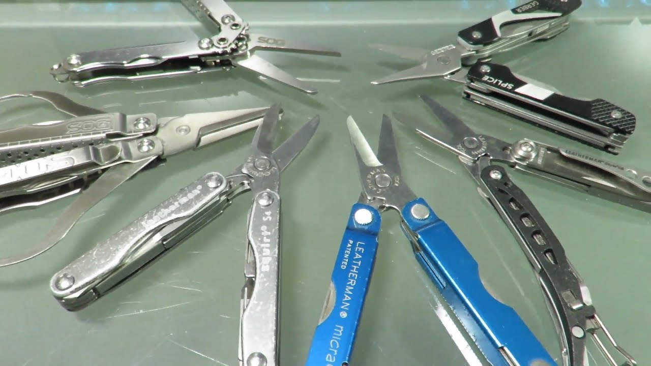 SOG SNIPPET vs others Keychains Scissors Multi-tools (Leatherman ...