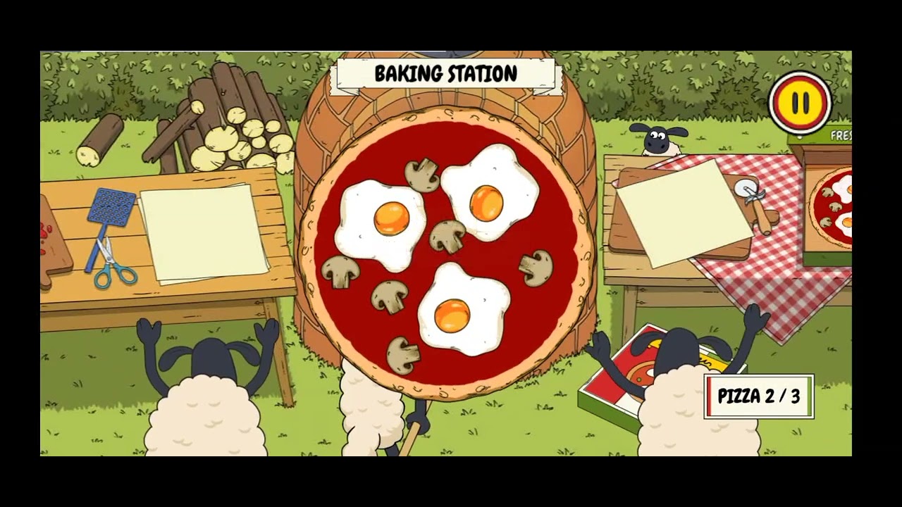 Shaun the sheep pizza the action gameplay - YouTube