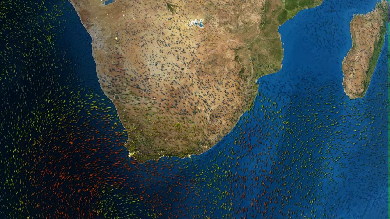 Visuals of the Cape Storm via google maps - YouTube