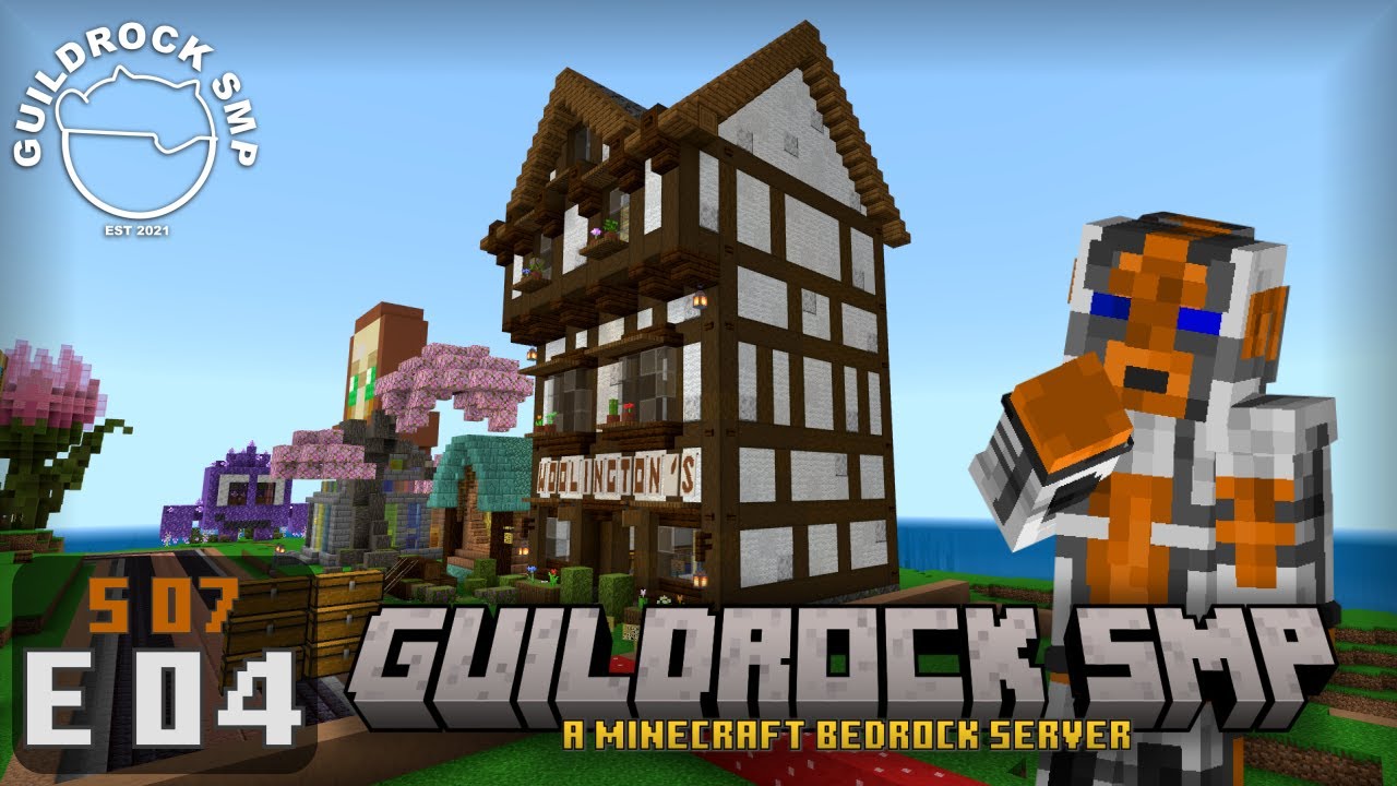 Tudor-style Shop Build - Minecraft Bedrock Survival - GuildRock SMP ...