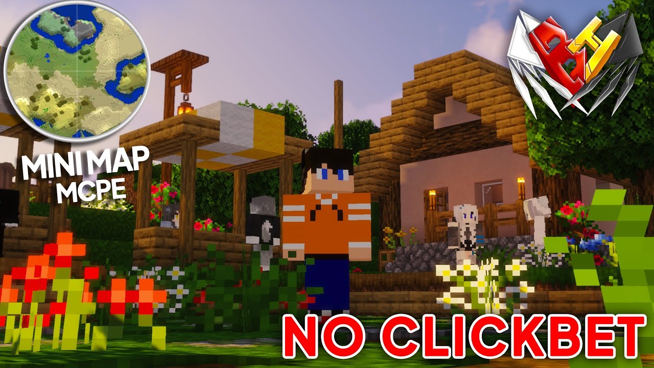 BAGAI MANA AGAR MCPE ADA MINI MAP 1.19 | BRUTAL HERO - YouTube