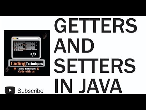 Getter and Setters in Java - YouTube
