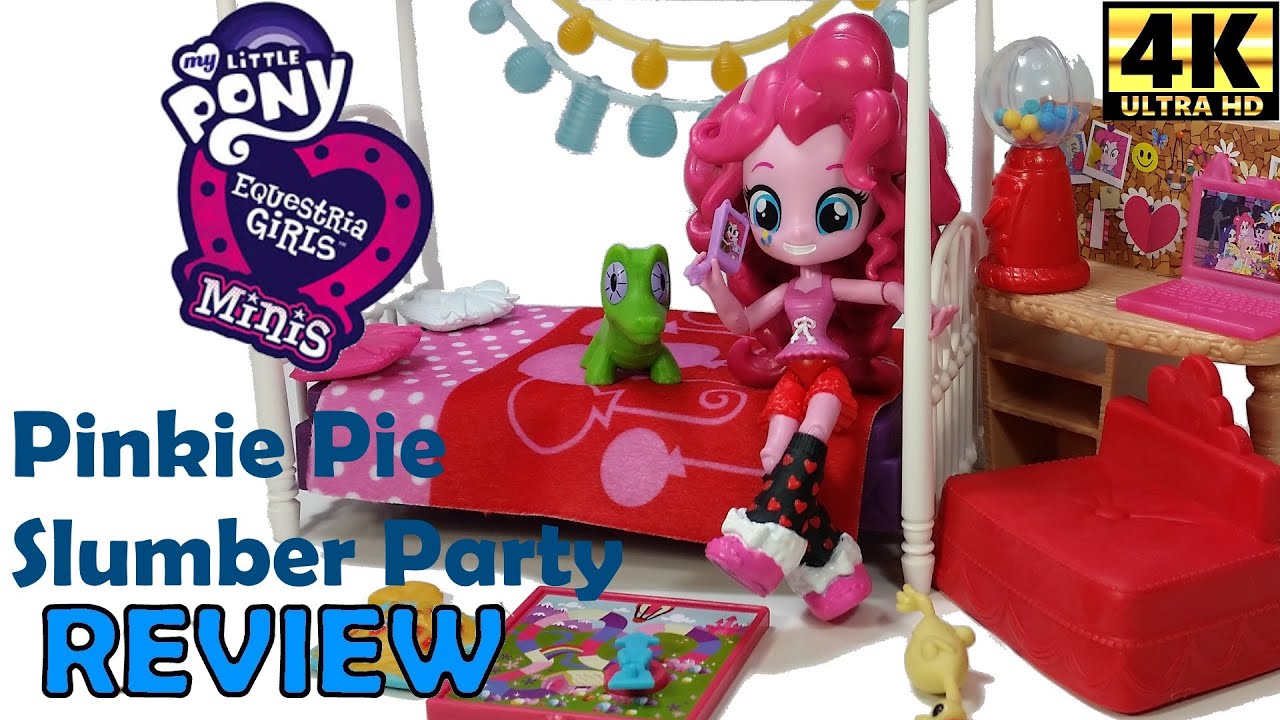 My Little Pony Pinkie Pie Slumber Party Bedroom Set Equestria Girls ...