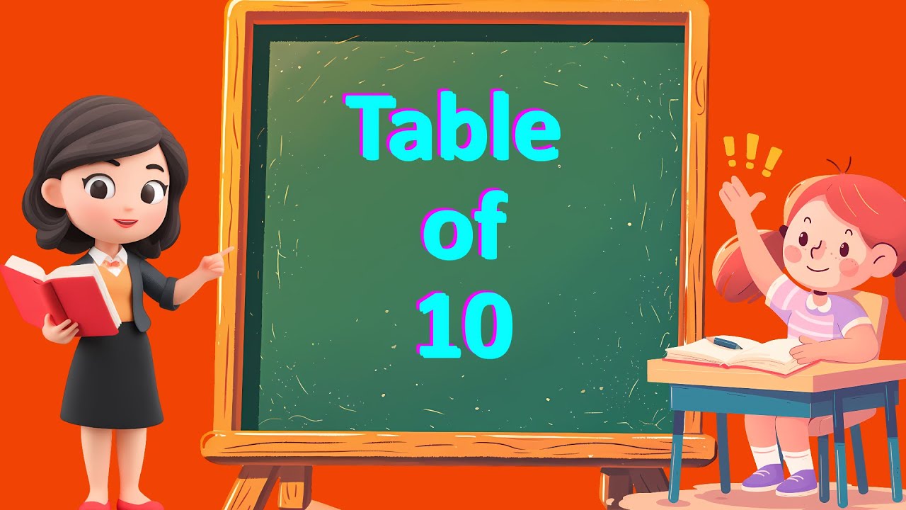 10 Table | 10 ka Table | Table of 10 | 10 Times Table Song | 10 ka ...