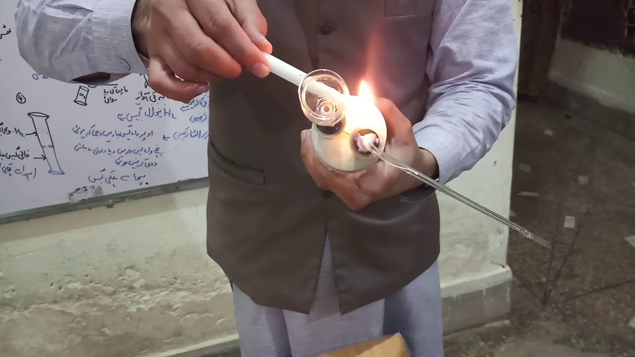 Preparation of Hydrogen gas(Practical) in the laboratory method By ...