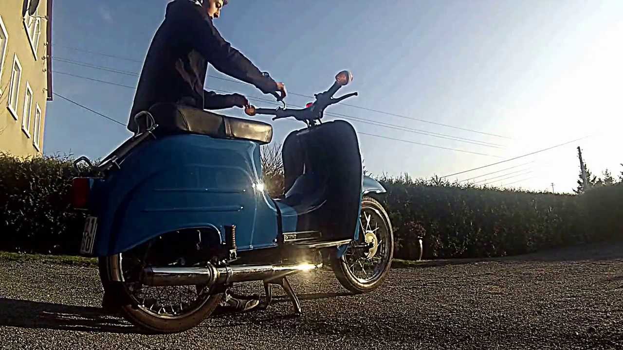 Simson Schwalbe: Walk around und Sound - YouTube