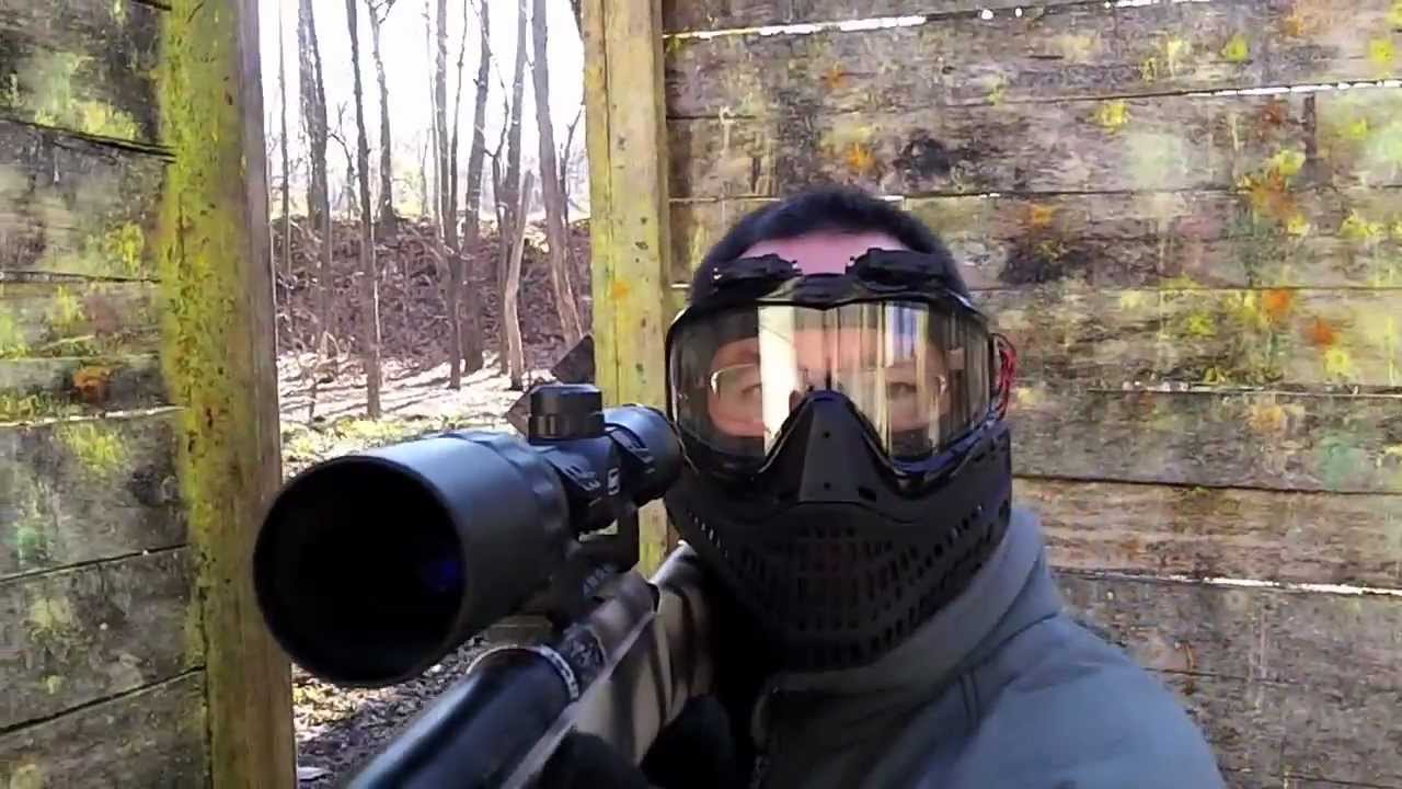 Airsoft Sniper action at Bing Field. (Tokyo Marui vsr-10 Gspec) - YouTube
