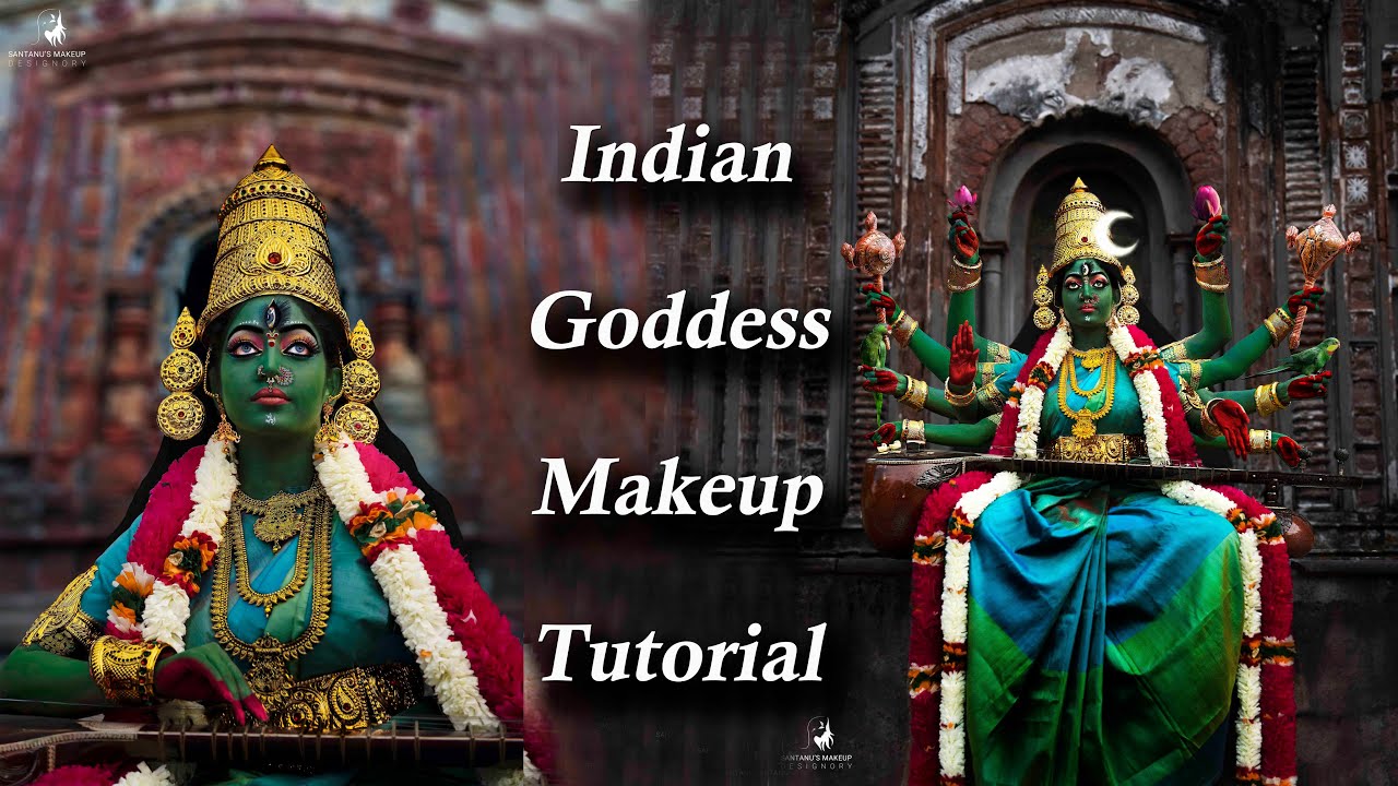 Indian Goddess Makeup Tutorial - YouTube