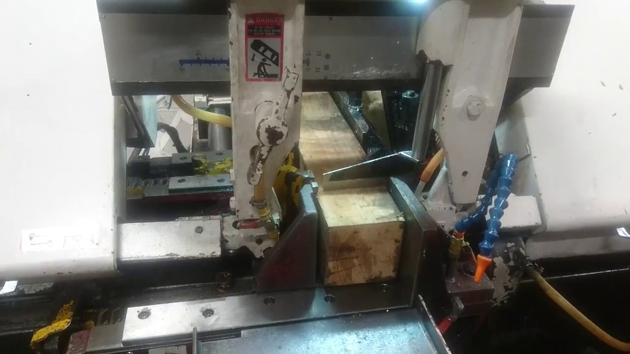 9586 - Addison CB 250W Automatic Horizontal Bandsaw - YouTube