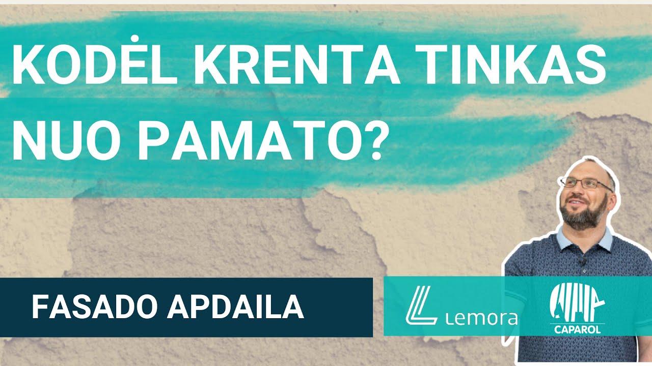 Kodėl krenta struktūrinis tinkas ar dekoratyviniai akmenukai nuo pamato ...