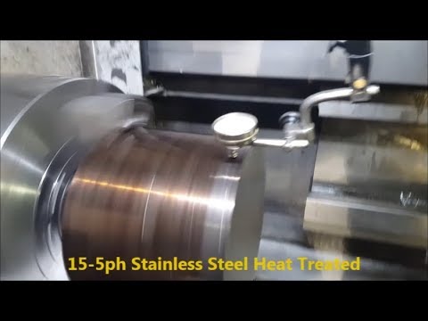 Hard Stainless Steel CNC Turning -- Very Enjoyable Machining - YouTube