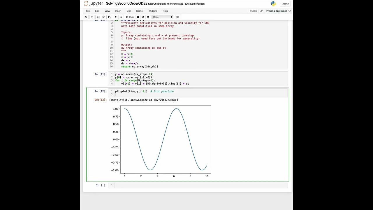 Solving second order ODEs numerically - YouTube