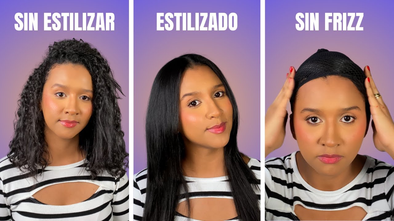 Cómo hacer la vuelta o tubi para mantener el cabello liso y sin frizz ...