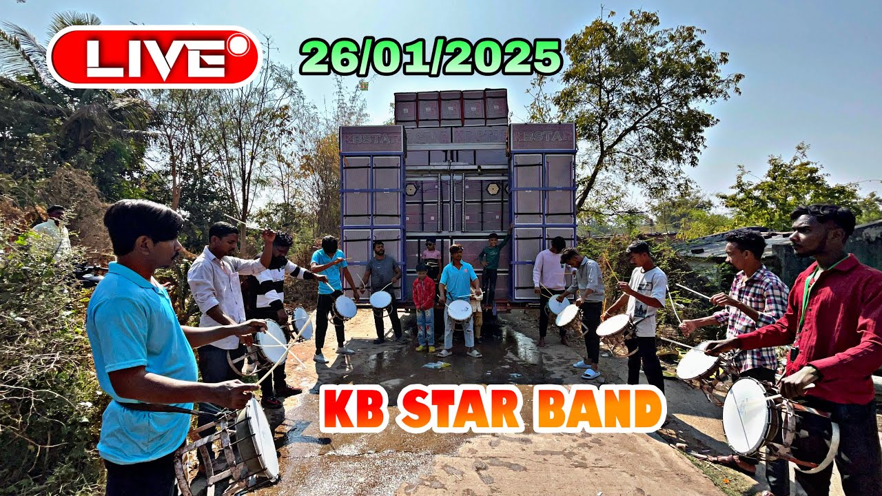 Live ⭕️26/01/2025💥Kb star band 🔥बारात 1 बजे 😱 खड़गड़ा ता:गरुड़ेश्वर जी ...