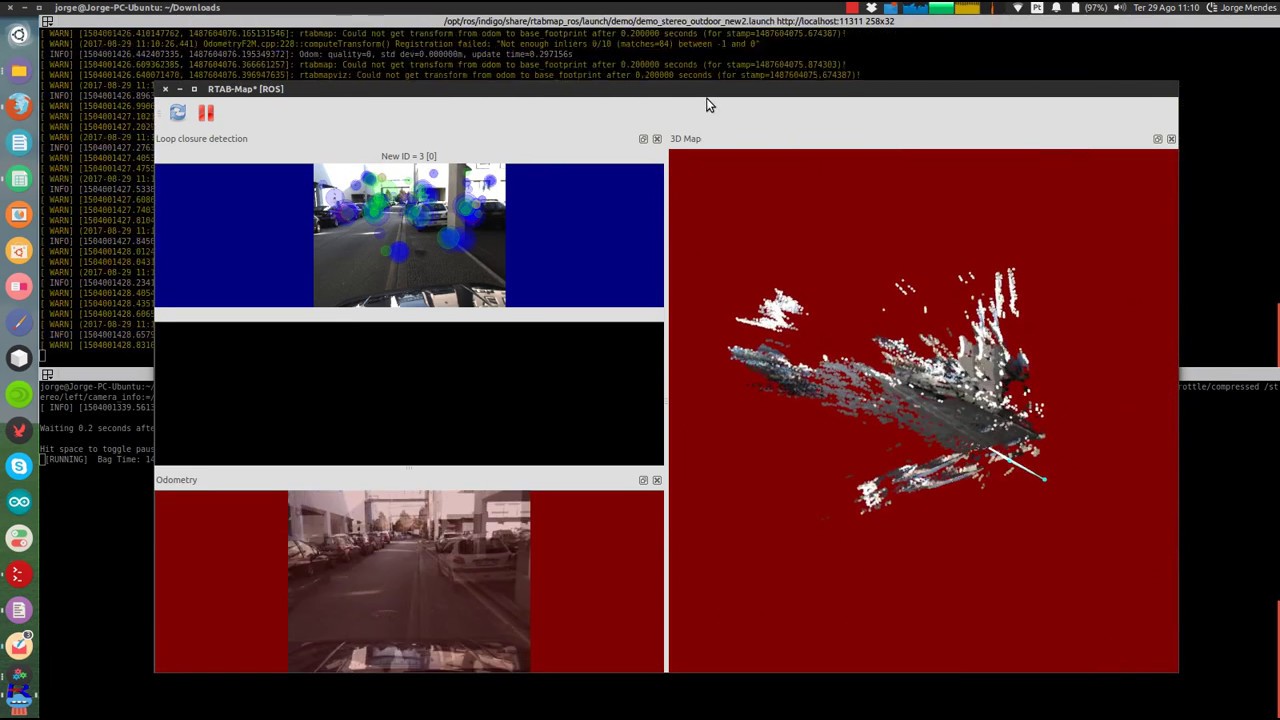 RTAB-Map ROS stereo outdoor mapping problem - YouTube