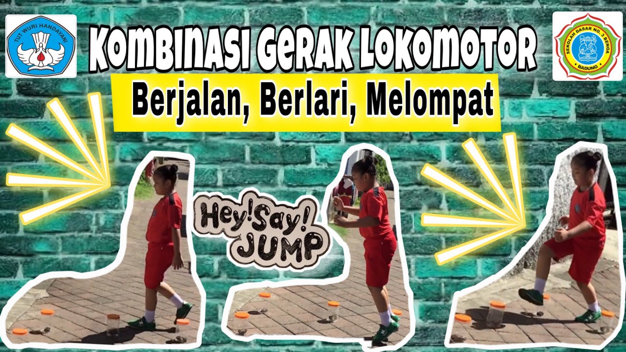 Kombinasi Gerak Lokomotor Berjalan Berlari Melompat Dengan Contoh ...