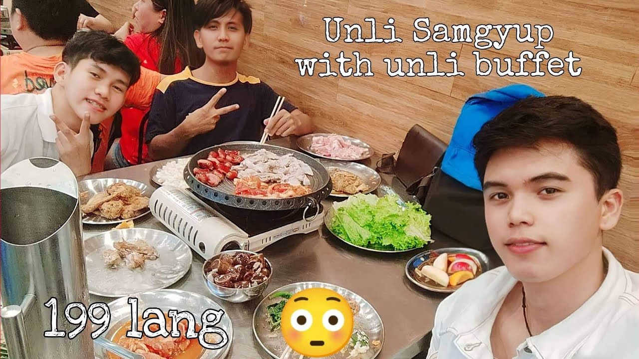 UNLI KOREAN SAMGYUP with UNLI BUFFET 199 Lang ( Don't forget to support ...