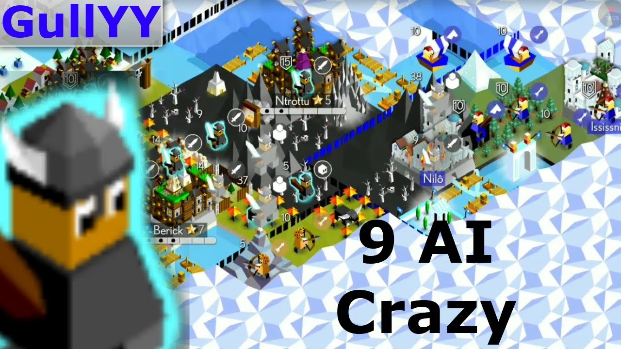 The Battle of Polytopia Gameplay | Domination: Crazy Mode, Bardur Tribe ...