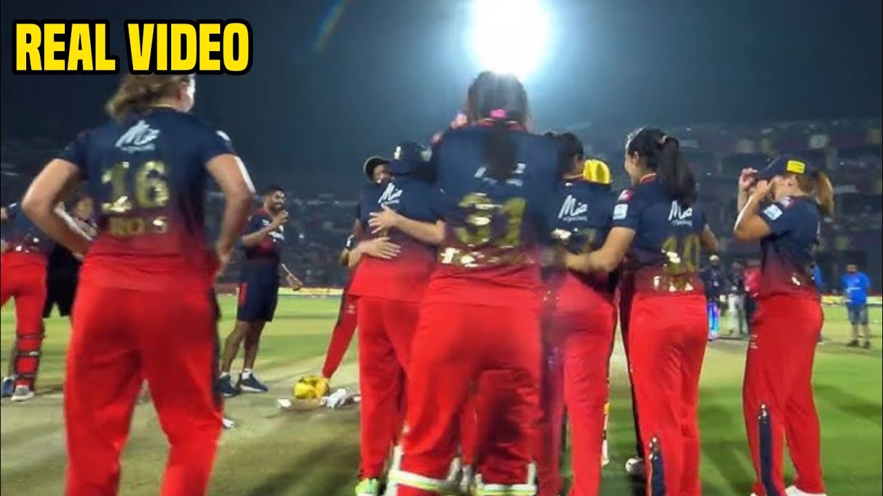 WPL final 2024 highlights full match rcb vs dc | rcb winning moment ...