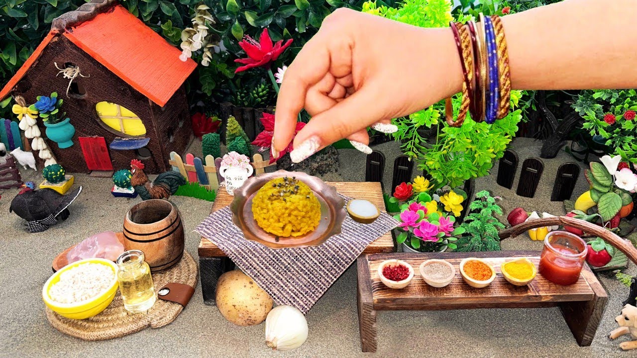 Miniature rice and chicken steamed recipe| Delicious and tasty| The ...