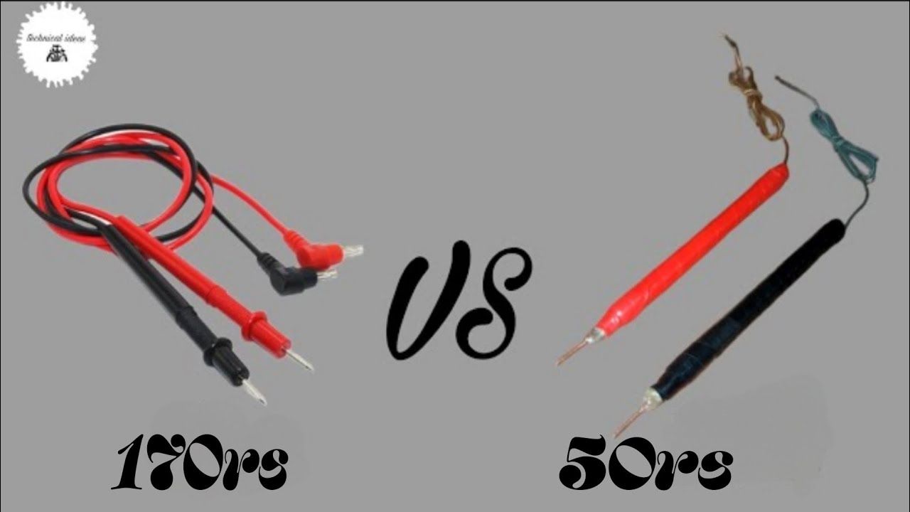 how to make a multimeter probe at home @technicalideas-x4x - YouTube
