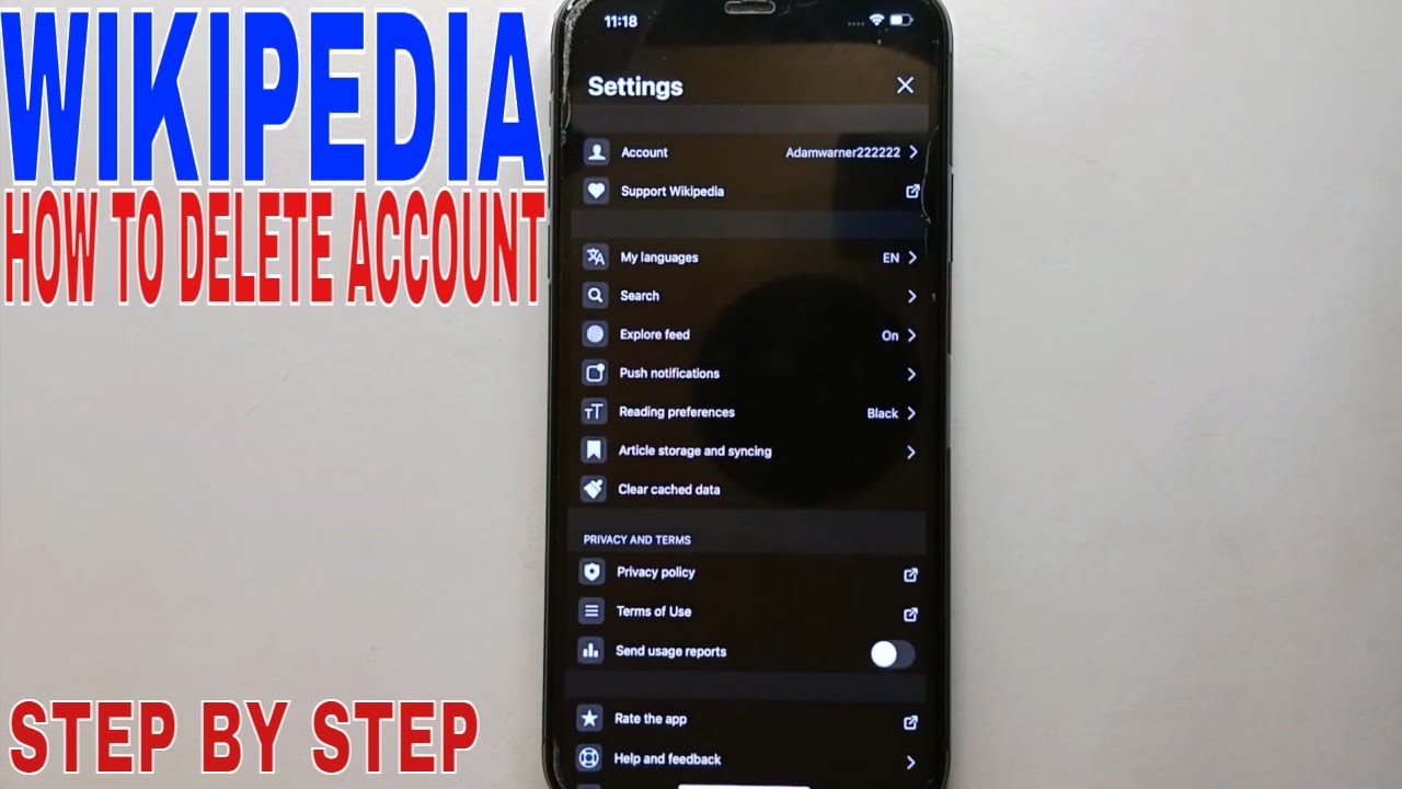 How To Delete Wikipedia Account 🔴 - YouTube