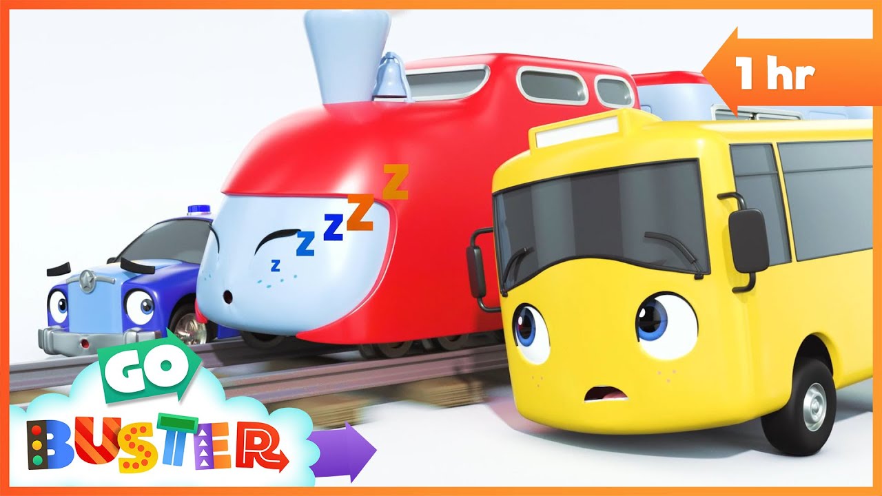Buster And The Sleepy Train | Go Buster - Bus Cartoons & Kids Stories ...