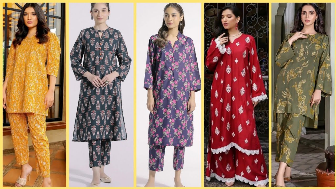 Latest All over printed suit design 2022║full Same print salwar kameez ...