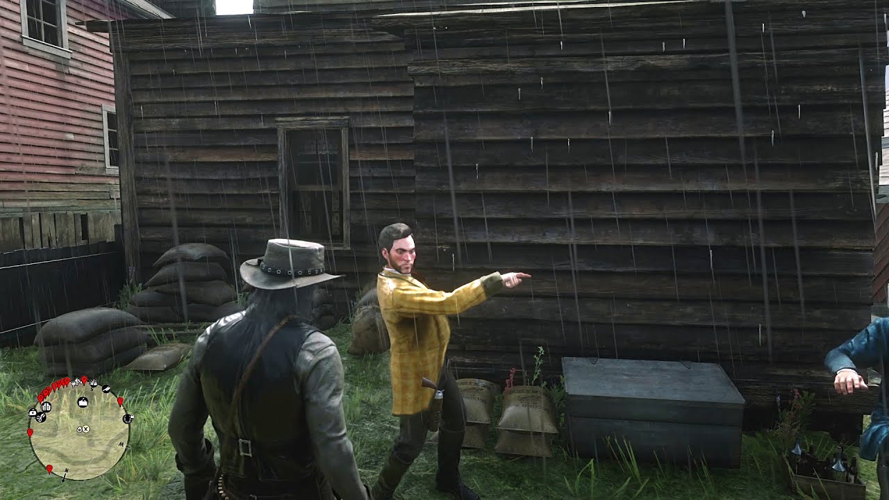 RDR2 - What if you break two bottles at once that stand on the heads of ...