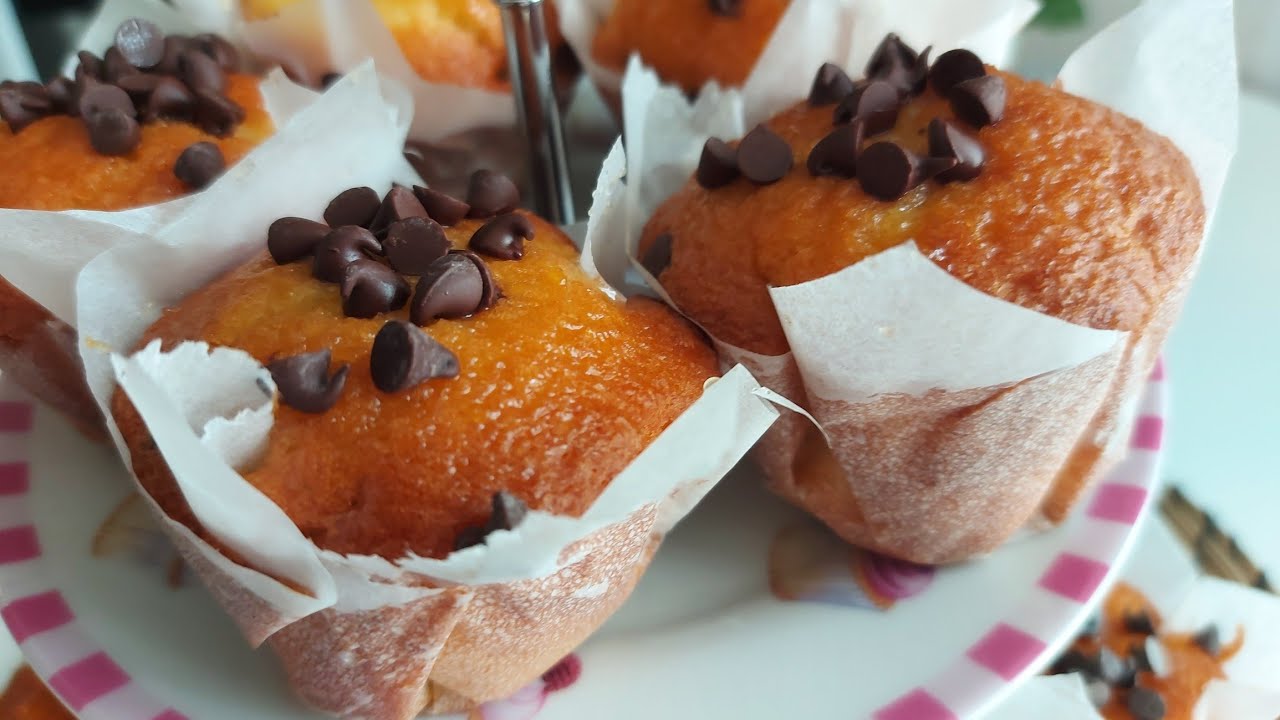 recette inratable des muffins aux pépites de chocolat hype 💯 moelleuses ...