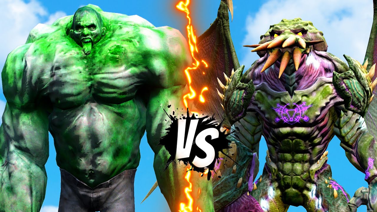 Hulk Zombie vs. Cthulhu | EPIC BATTLE - YouTube