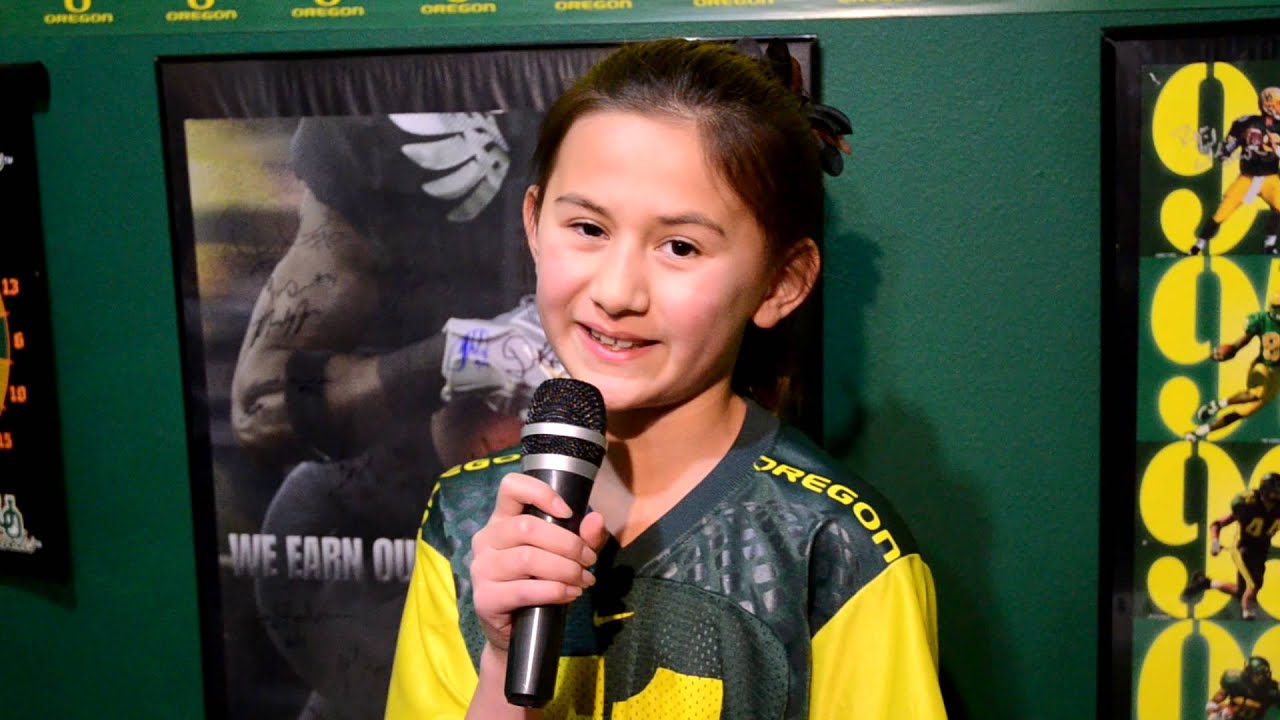 Oregon Ducks Woman's Basketball Junior Reporter Audition - YouTube