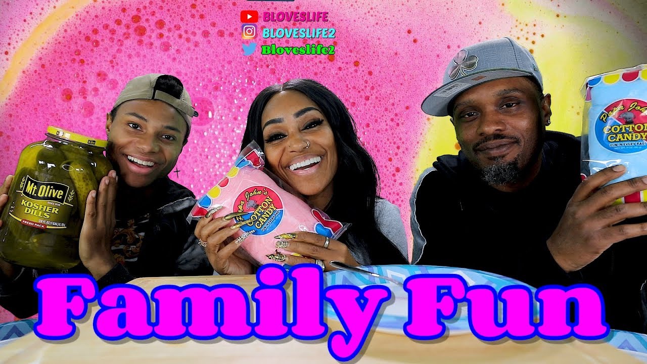 How to make cotton candy pickles, Becky Eats Mukbang - YouTube