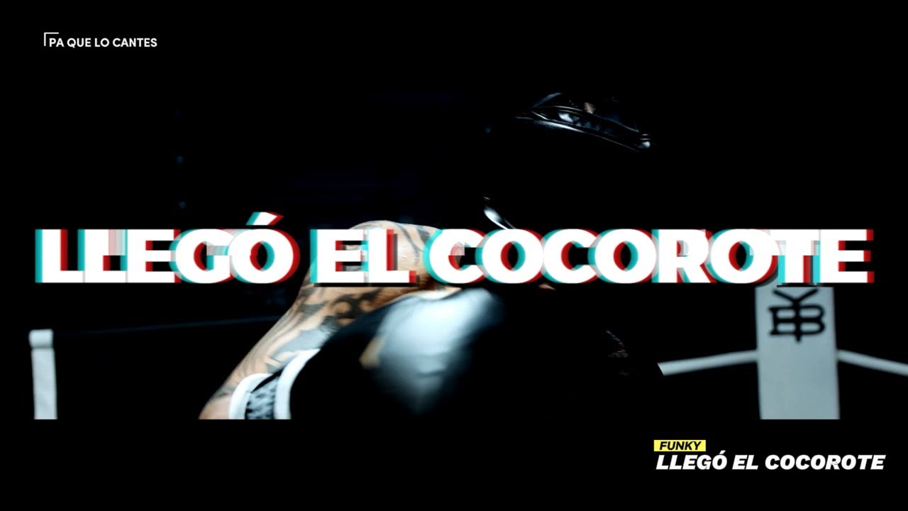 LLEGÓ EL COCOROTE - Funky - Video Letras - YouTube