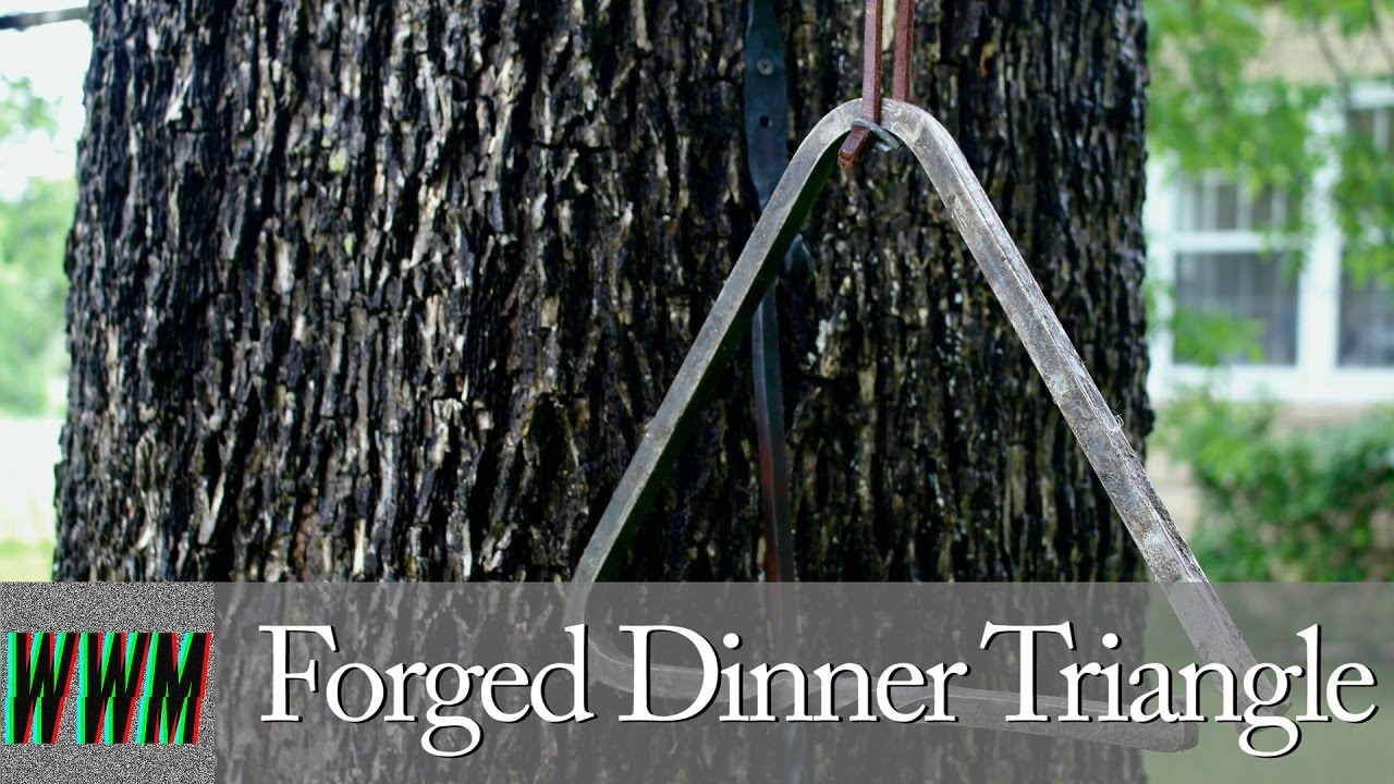 Forged Dinner Triangle - YouTube