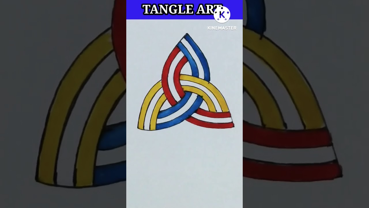 #HOW TO DRAW ENTANGLED ART ON TIMELAPSE#YOUTUBESHORTS# - YouTube