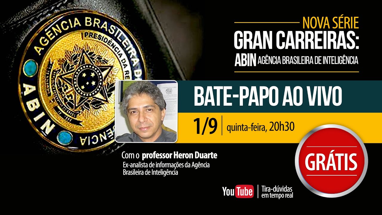 Gran Carreiras | ABIN | Prof. Heron Duarte - YouTube
