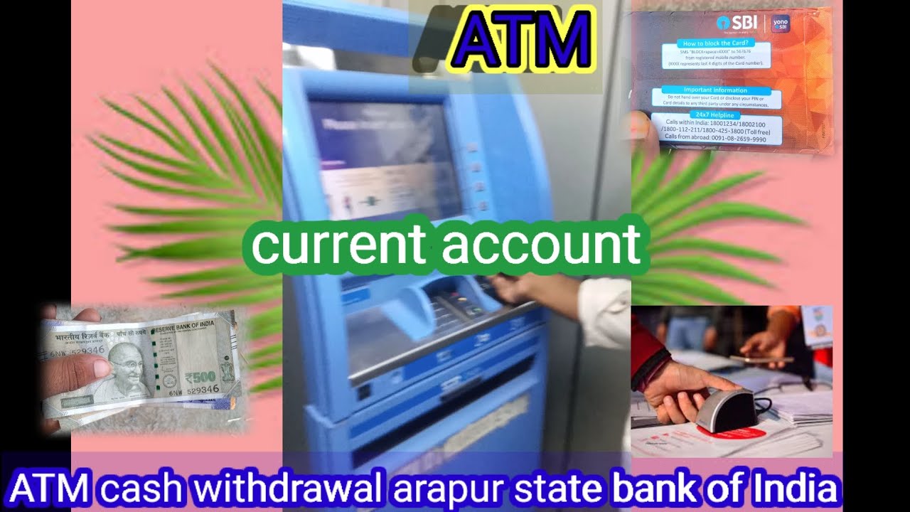 current account cash withdrawal ATM card how to #viralvideo #views ...