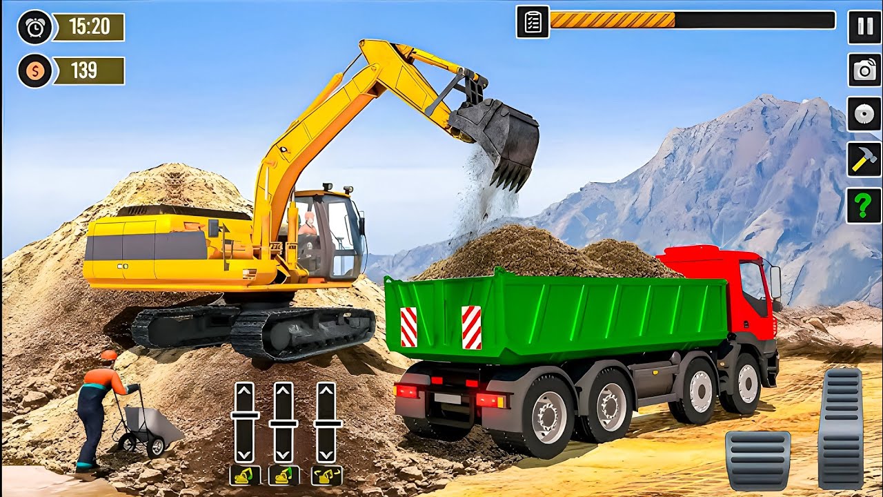 🚧 City Road Construction Game - City Construction Simulator - Android ...