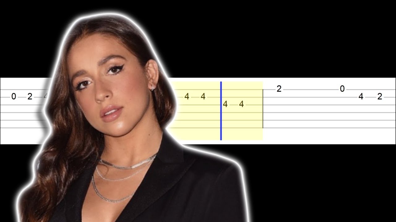 Tate McRae - run for the hills (Easy Guitar Tabs Tutorial) - YouTube