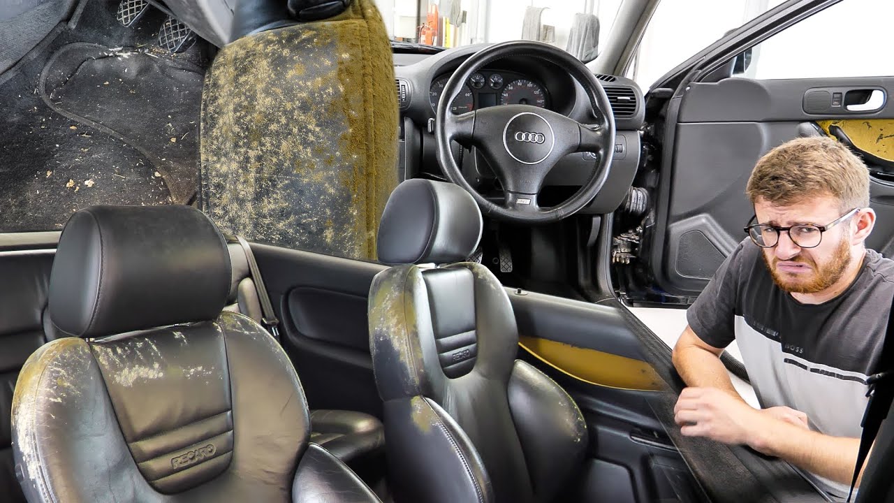 Deep Cleaning My ABANDONED Audi S3: First Wash in YEARS! *Part 2* - YouTube