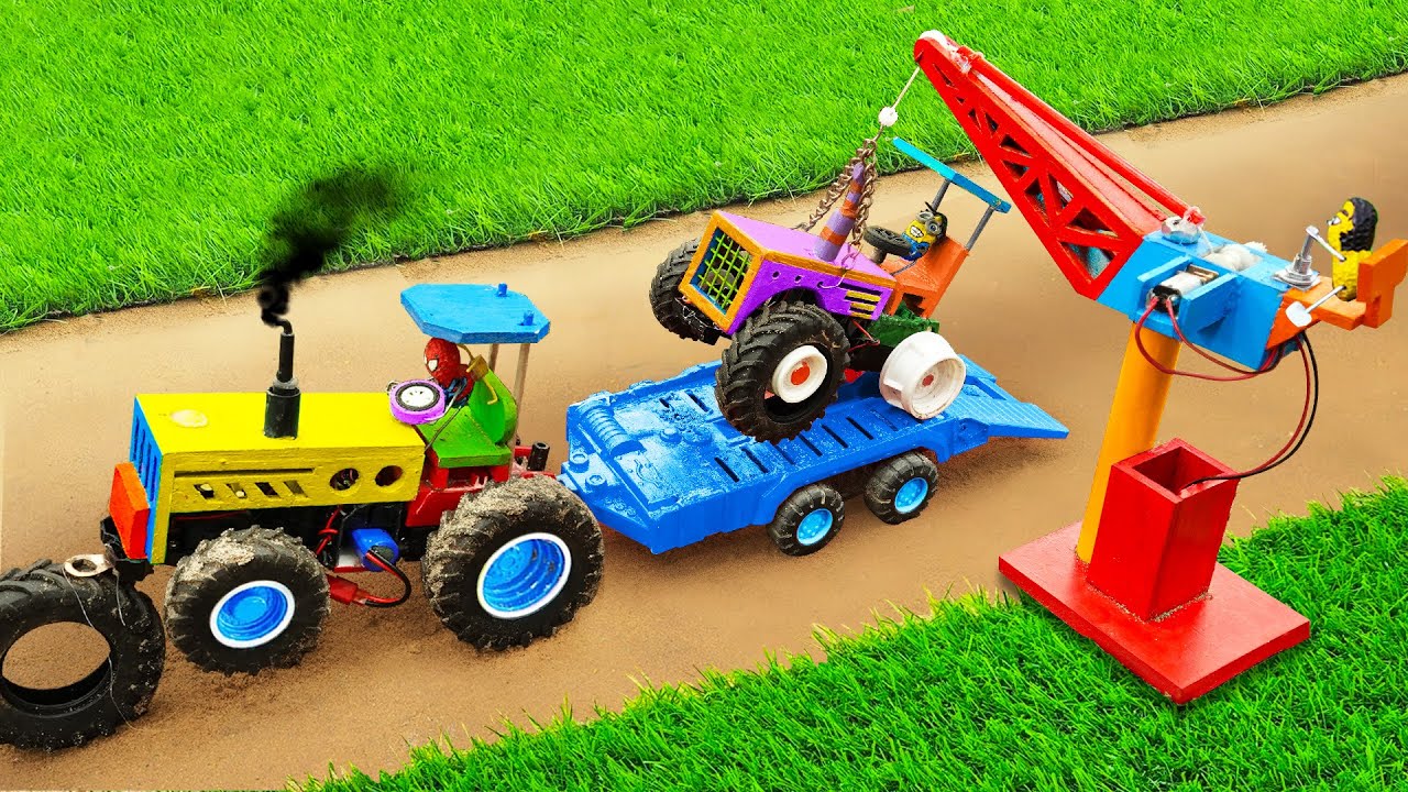 Top most diy mini lifting machine rescues stucked tractor science ...