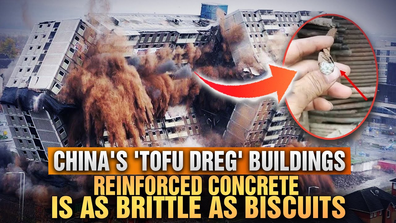 The collapse of tofu buildings in China, Reinforced concrete is as ...