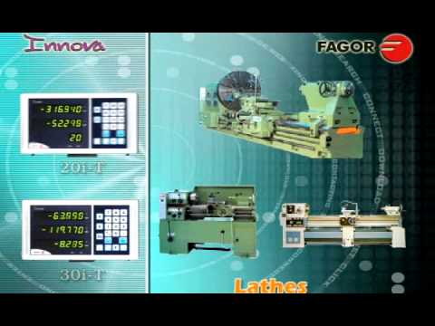 Fagor Innova DRO's - YouTube