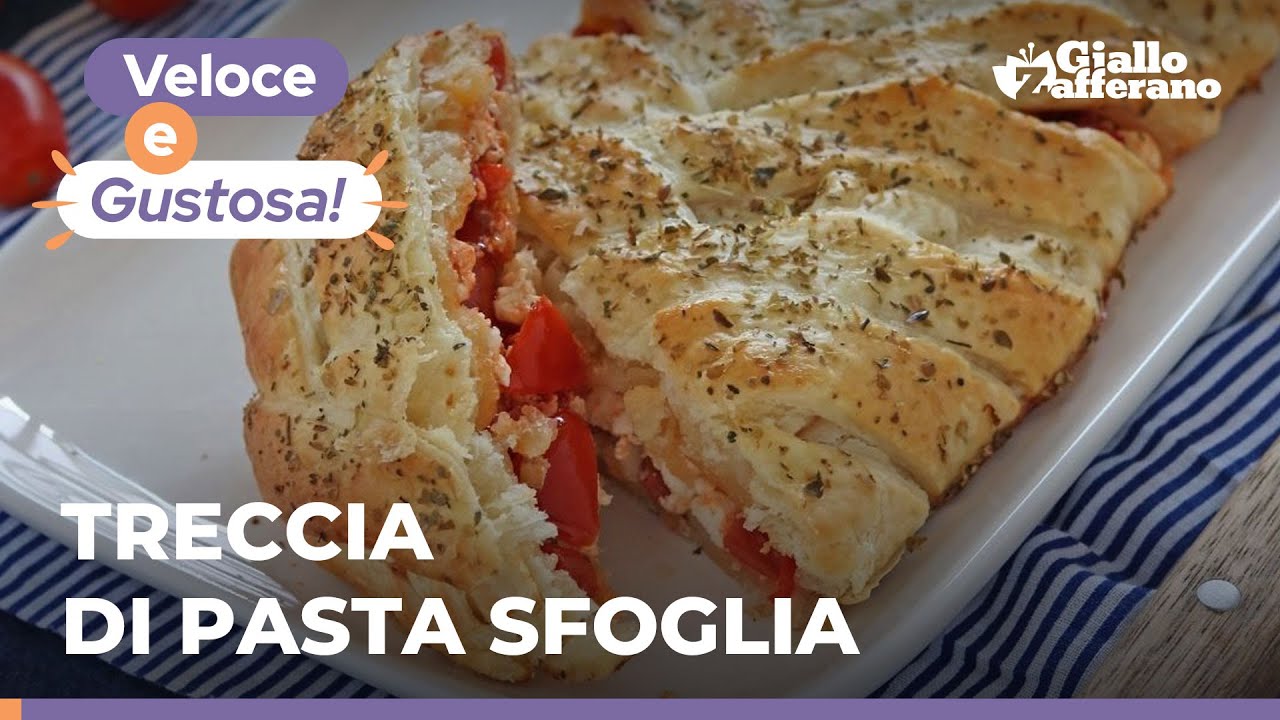 TRECCIA DI PASTA SFOGLIA con FETA e POMODORINI – Ricetta SALVACENA ...