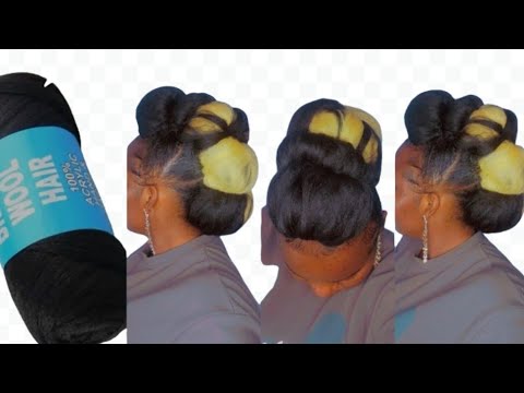😱DIY NATURAL HAIRSTYLE TUTORIAL/ Tuck Roll And Pin Hairstyle/ MOHAWK ...