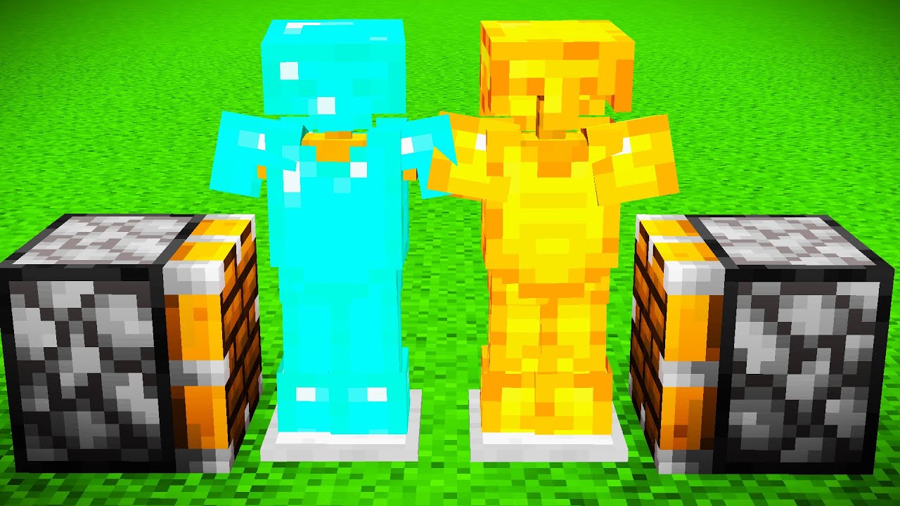 Diamond armour + Golden armour = ??? - YouTube