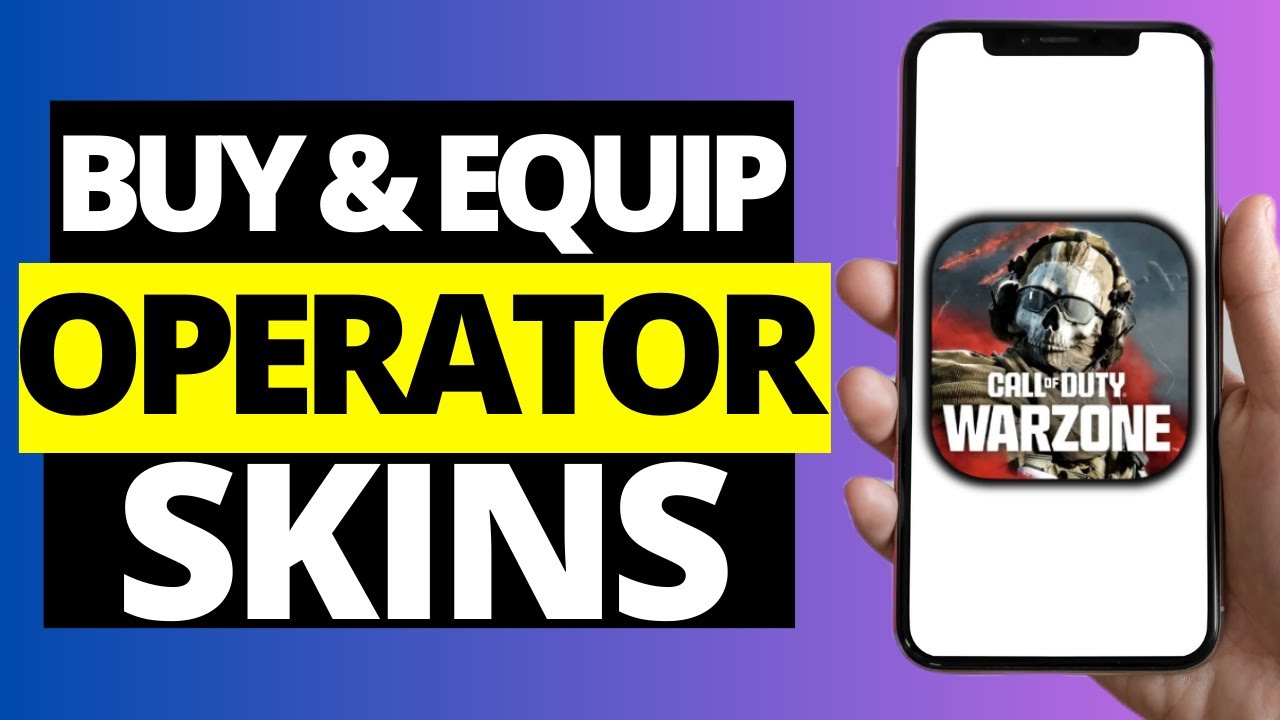 How To Buy & Equip Operator Skins in COD Warzone Mobile - YouTube