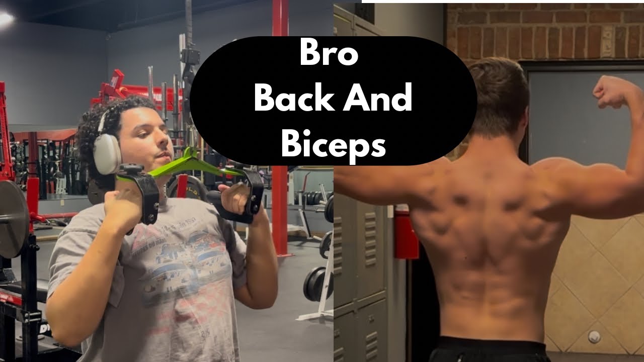 Bulk Day# 20. Bro Back And Biceps. - YouTube