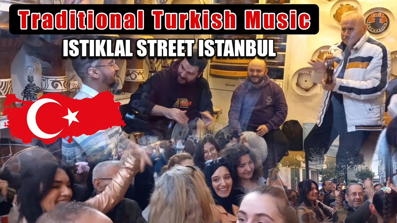 Traditional Turkish Music | Istiklal Street Istanbul 🇹🇷 | Street ...